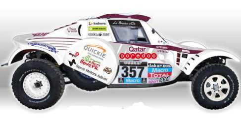 Albert Llovera al Dakar 2015 con un Buggy Optimus MD - Motor y Racing